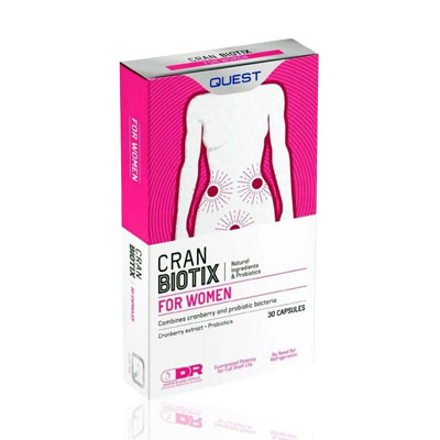 Quest CranBiotix Caps 30's - Probiotics with cranberry | Pharmily