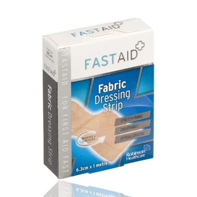 FAST AID FABRIC DRESSING STRIP 6 CM X 1 METRE | Pharmily