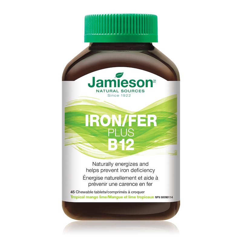 JAMIESON Iron Plus B12 Chewable Tablets 45’s | Pharmily