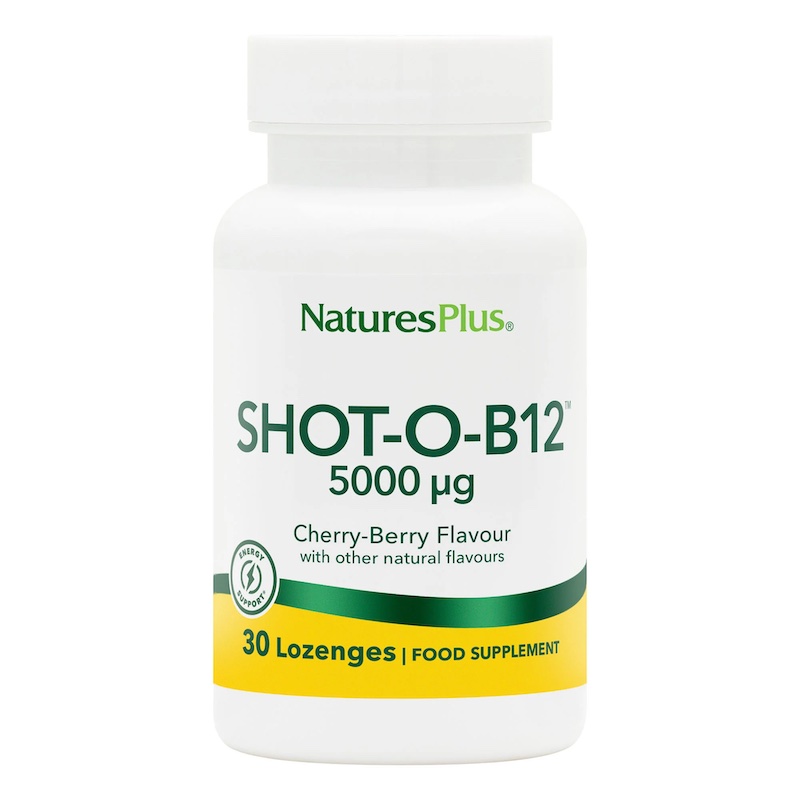 Nature’s Plus Shot-O-B12 5000mcg Lozenges 30's | Pharmily
