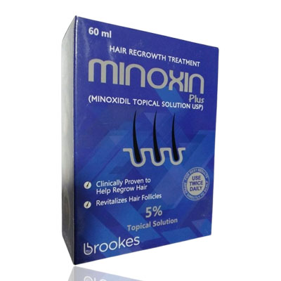 BROOKES Minoxin (Minoxidil Topical Solution USP 5%) 60ml | Pharmily