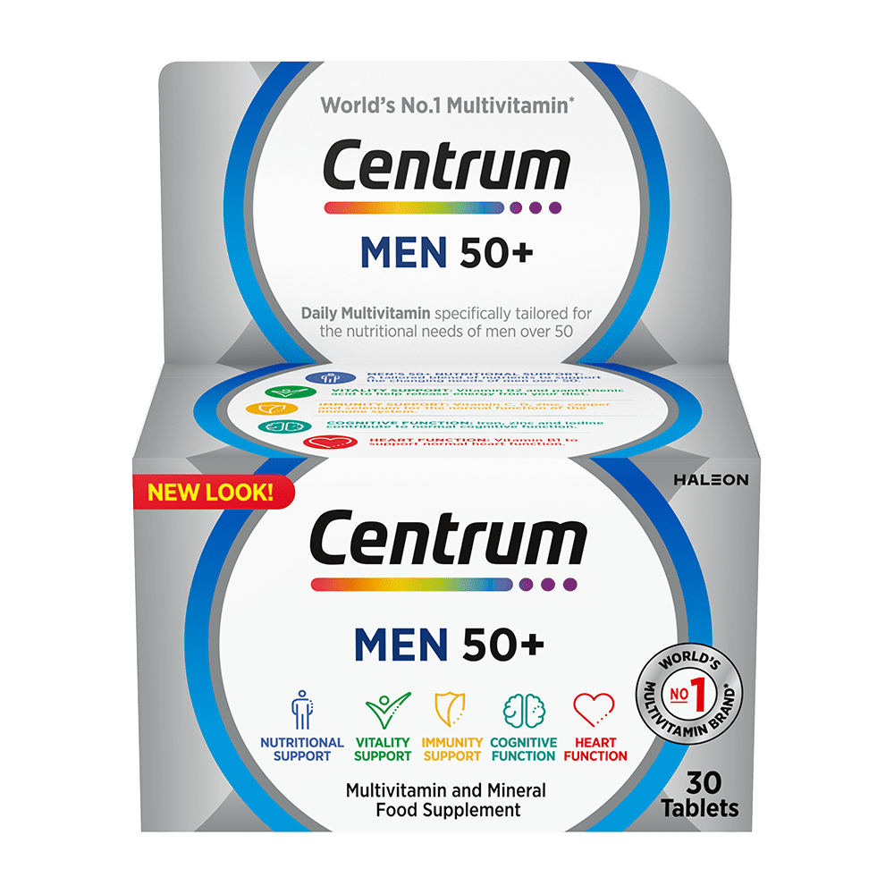CENTRUM MEN 50+TABLETS 30`S | Pharmily