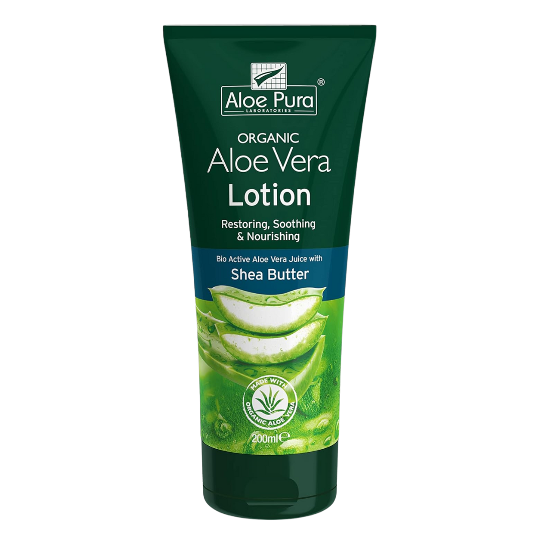 Optima Aloe Vera Lotion Shea Butter 200ml | Pharmily