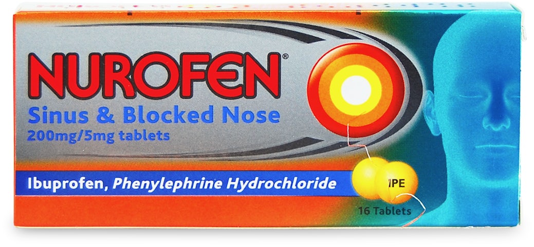 Nurofen Sinus & Blocked Nose Tablets 16s | Pharmily